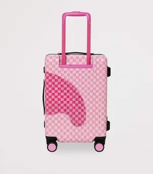SPRAYGROUND Embossed Check Cabin Suitcase