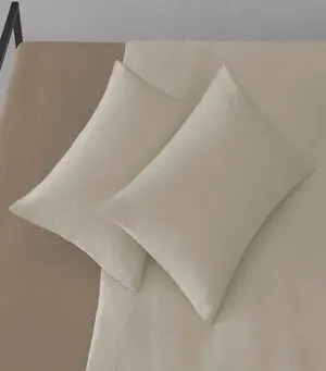 SOCIETY LIMONTA Linen Rem Super King Duvet Cover Set - Ivory