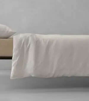 SOCIETY LIMONTA Linen Rem King Duvet Cover Set - White