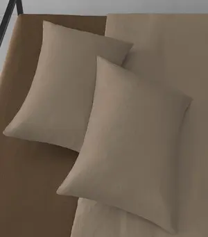 SOCIETY LIMONTA Linen Rem King Duvet Cover Set - Brown