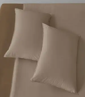 SOCIETY LIMONTA Cotton Nite King Duvet Cover - Brown