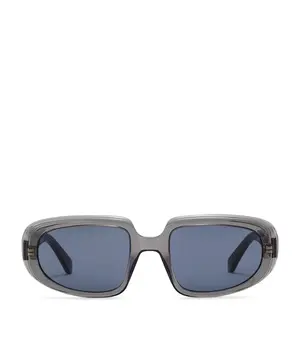 Loewe Rectangular Steps Sunglasses - Grey