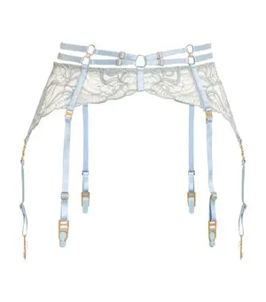 BORDELLE Pearl Suspender - Blue