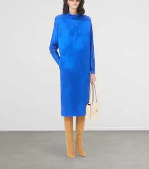 Valentino Garavani Jacquard Sunflowers Midi Dress