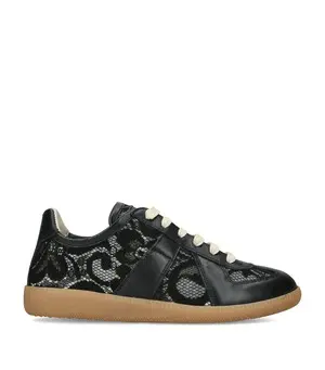 MAISON MARGIELA Lace Replica Sneakers - Black