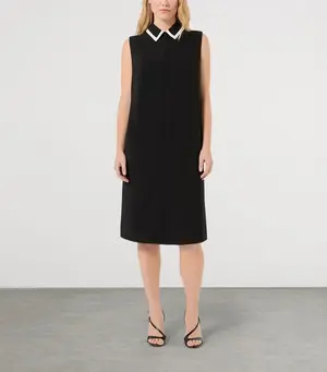 Marina Rinaldi Collared Midi Dress