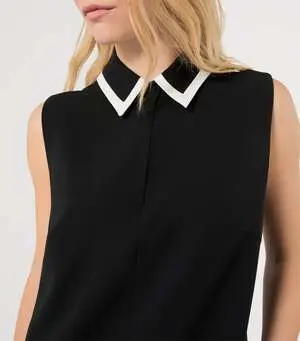 Marina Rinaldi Collared Midi Dress