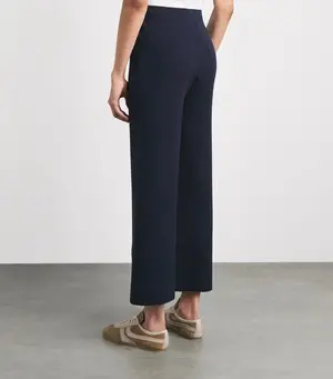 Max Mara Knitted Wide-leg Trousers