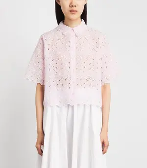 FRAME The Paisley Eyelet Shirt