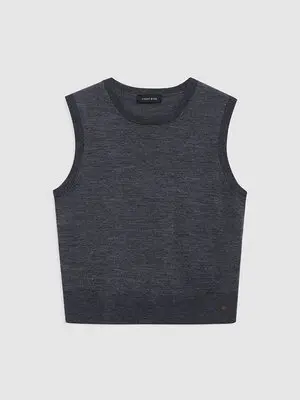 ANINE BING Sleeveless Round Neck Top - No