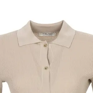 Max Mara Ribbed Button-up Cardigan