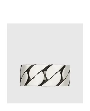 Gucci Interlocking G Pull-on Style Ring - White