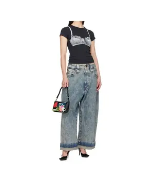 Vaquera Trompe L'oeil Printed Shoulder Bag