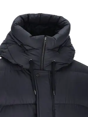 Herno High-neck Hooded Drawstring Puffer Coat