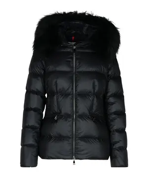 MONCLER Moncler Boed Short Padded Jacket With Shearling Trim