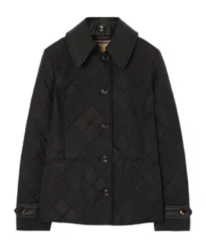 Burberry Quilted Nylon Fernleigh Jacket - Black