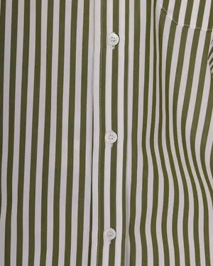 Max Mara Panetto Striped Button-up Shirt
