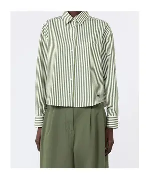 Max Mara Panetto Striped Button-up Shirt