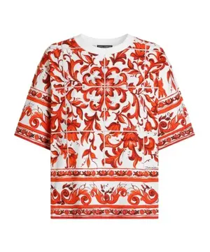 Dolce & Gabbana Majolica Print T-shirt