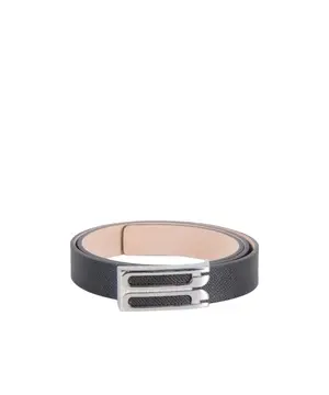 Victoria Beckham Jumbo Frame Buckle Belt - Black