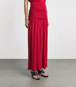 RETORI Draped Maxi Skirt