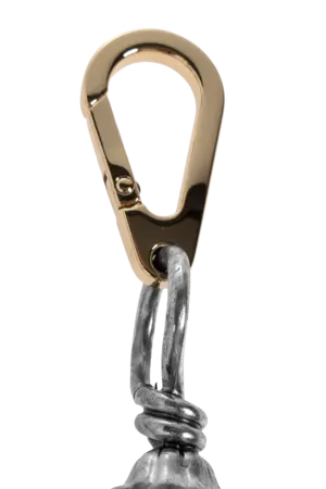LEMAIRE Brass Bag Charm With Carabiner