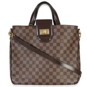 LOUIS VUITTON Damier Ebene Canvas Cabas Rosebery - Brown