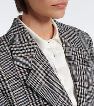 Stella McCartney Checked Wool Blazer