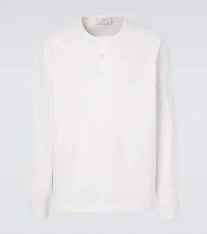Studio Nicholson Kuyto Cotton Jersey Henley Shirt