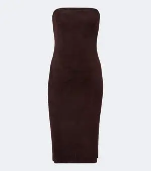 Stouls Monica Suede Minidress - Brown