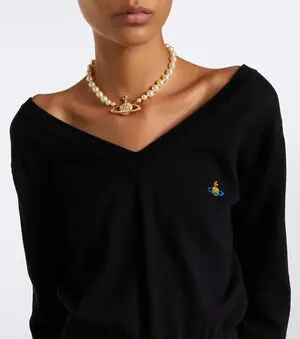 VIVIENNE WESTWOOD Beatrice Cotton And Cashmere Sweater