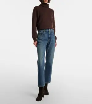 Brunello Cucinelli Cropped Straight Jeans
