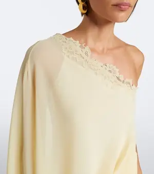 DE LA VALI One-shoulder Top