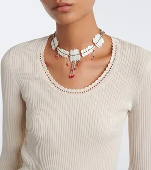 Isabel Marant Étoile Ribbed-knit Silk And Cotton Sweater - Beige