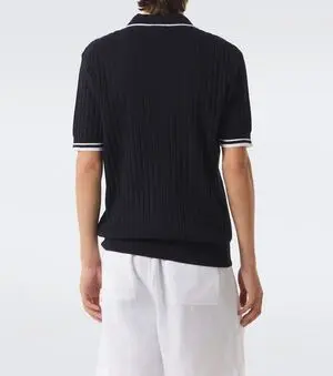 Dolce & Gabbana Dg Cotton Polo Shirt - Blue