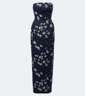 Emilia Wickstead Slit Evening Dresses