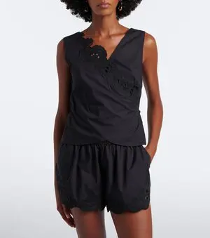 SIR. Klara Cotton Wrap Top