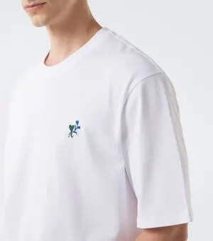 AMI Paris De Cœur Tulipe Cotton Jersey T-shirt