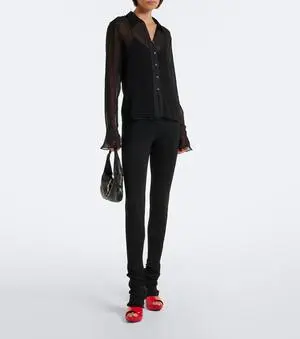 Gucci Patent Leather Platform Mules - Red