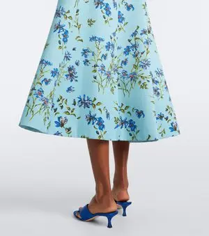 EMILIA WICKSTEAD Mara Floral Midi Dress