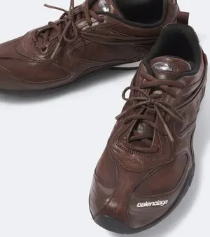 Balenciaga Radar Leather Sneakers