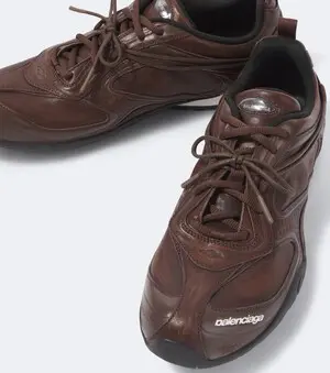 Balenciaga Radar Leather Sneakers