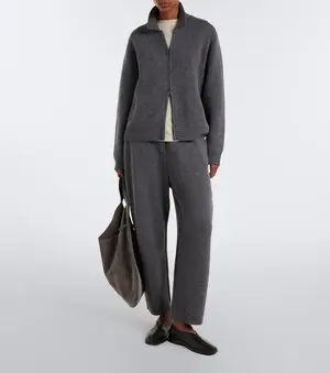 LISA YANG Aleya Cashmere Zipped Cardigan
