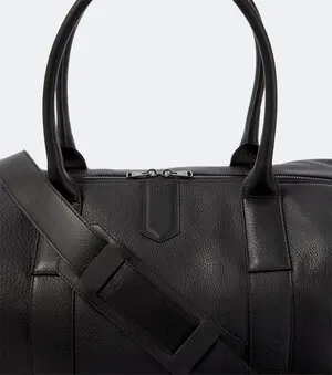 Canali Leather Duffel Bag