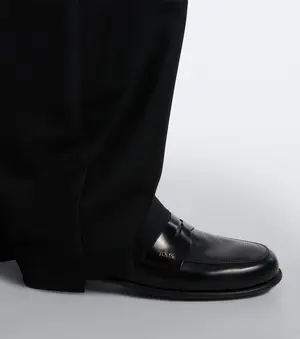 TOD'S Leather Penny Loafers