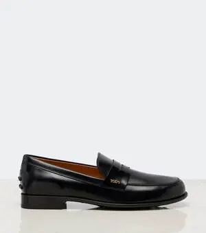 TOD'S Leather Penny Loafers