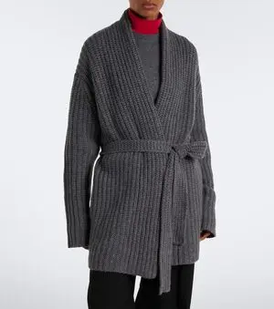 LISA YANG Cashmere Wrap Cardigan - Grey