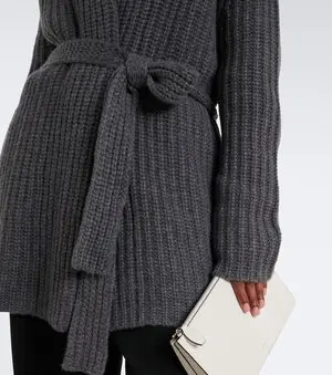 LISA YANG Cashmere Wrap Cardigan - Grey