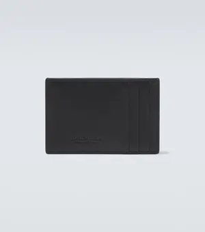 Bottega Veneta Intreccio Leather Card Holder - Black