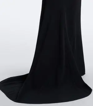 Stella McCartney Embellished Crêpe Gown - Black